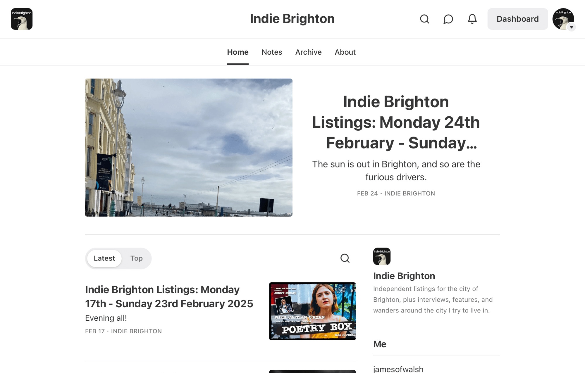 Indie Brighton – jamesofwalsh